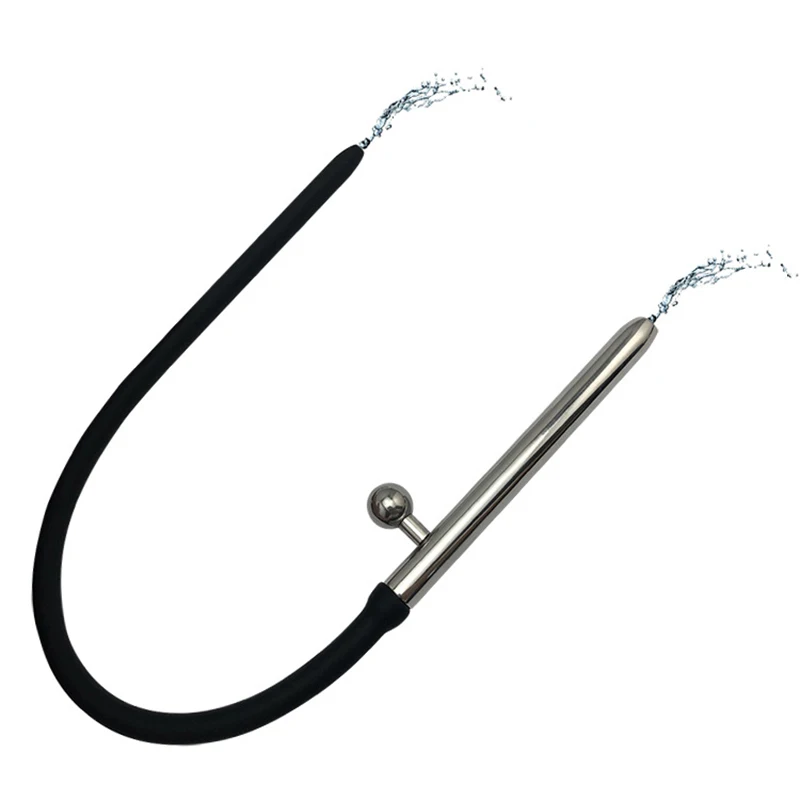 Silicone Hollow Uretheal Plug Double Urethra Catheter Penis Plug ...