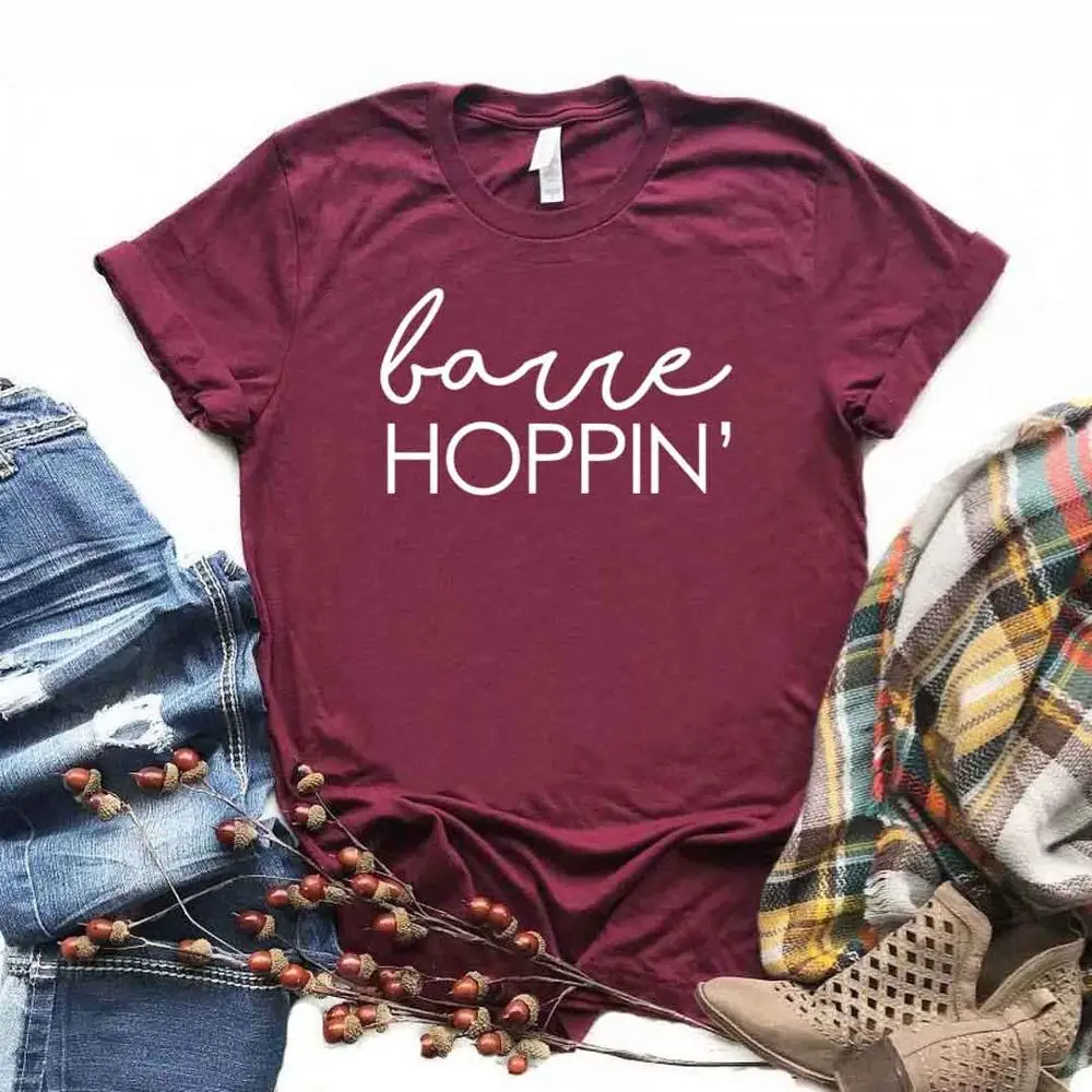 Barre-Hoppin-Print-Women-tshirt-Cotton-Casual-Funny-t-shirt-For-Yong ...