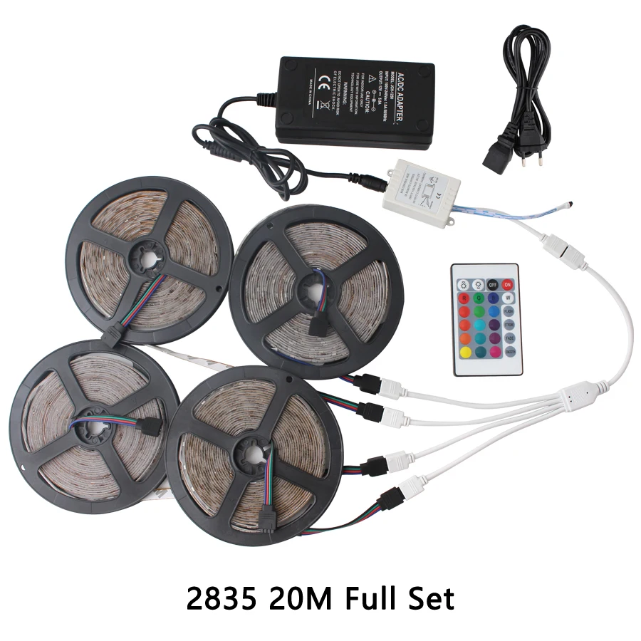 DC 12V Led Strip Light RGB 2835 60LED/M RGB Waterproof 12 V RGB Led ...