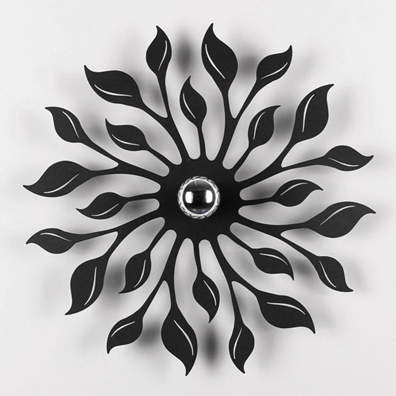 Best Offers Zerouno shadow wall lamp modern creativity iron surface ...