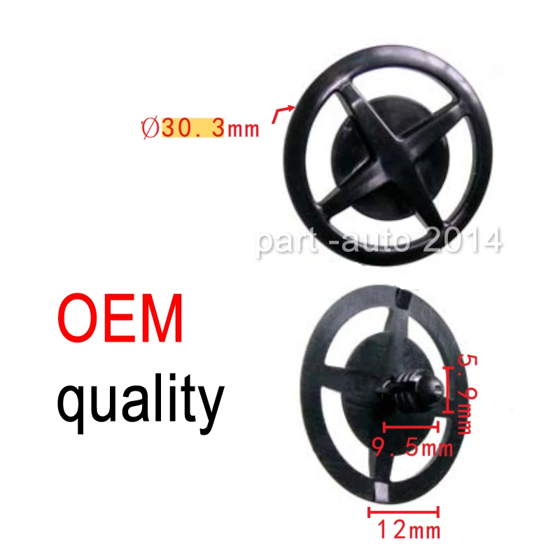 50/100/500x Oem Genuine For Nissan Hood Insulator Retainer Clips F5846 ...