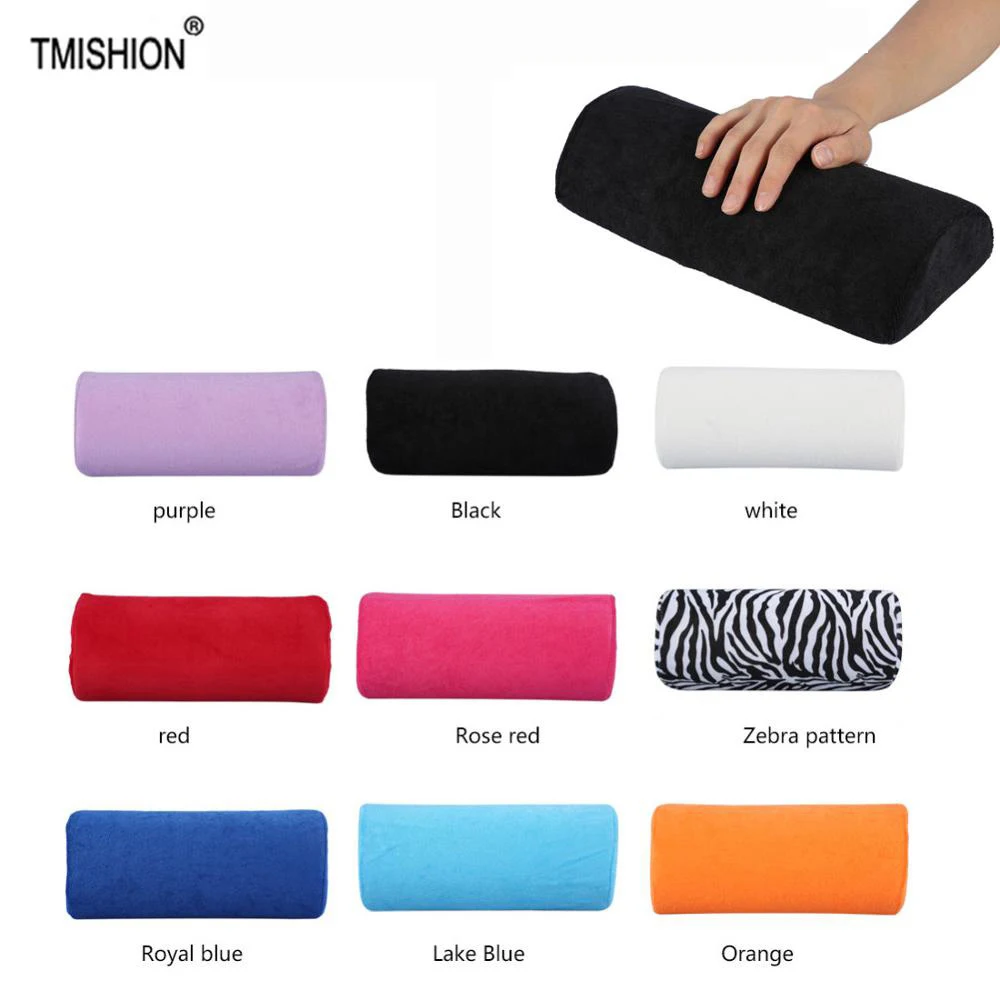10 Colors Soft Hand Palm Rest Manicure Table Washable Hand Cushion ...