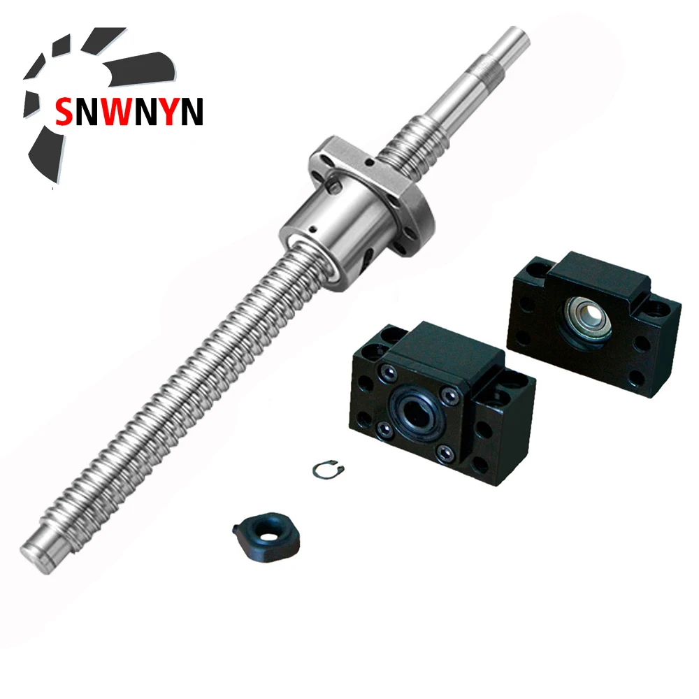 Ball Screw 1605 SFU1605-250 300 400 450 500 550 600 650 700 750 1000mm ...