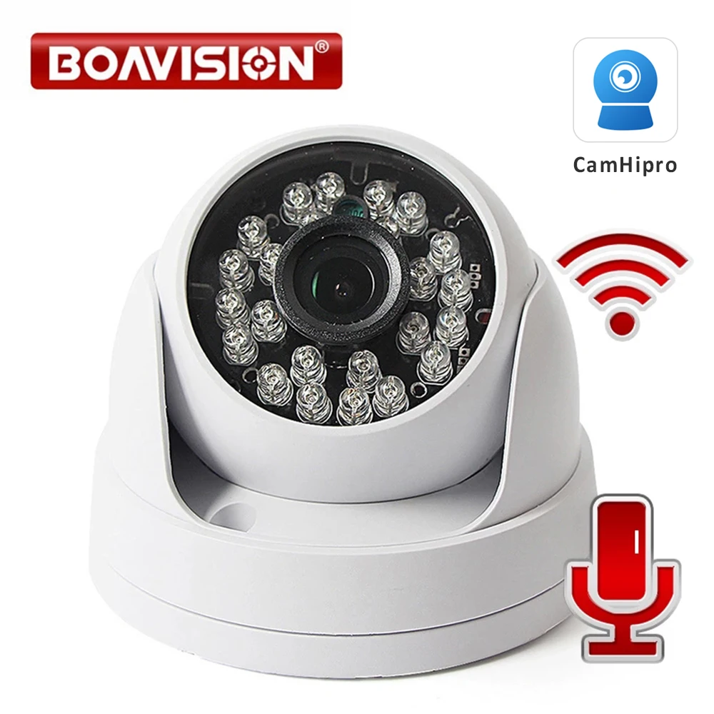 HD 1080P Wireless Wifi IP Camera Audio Security CCTV Dome Camera Wi-Fi ...