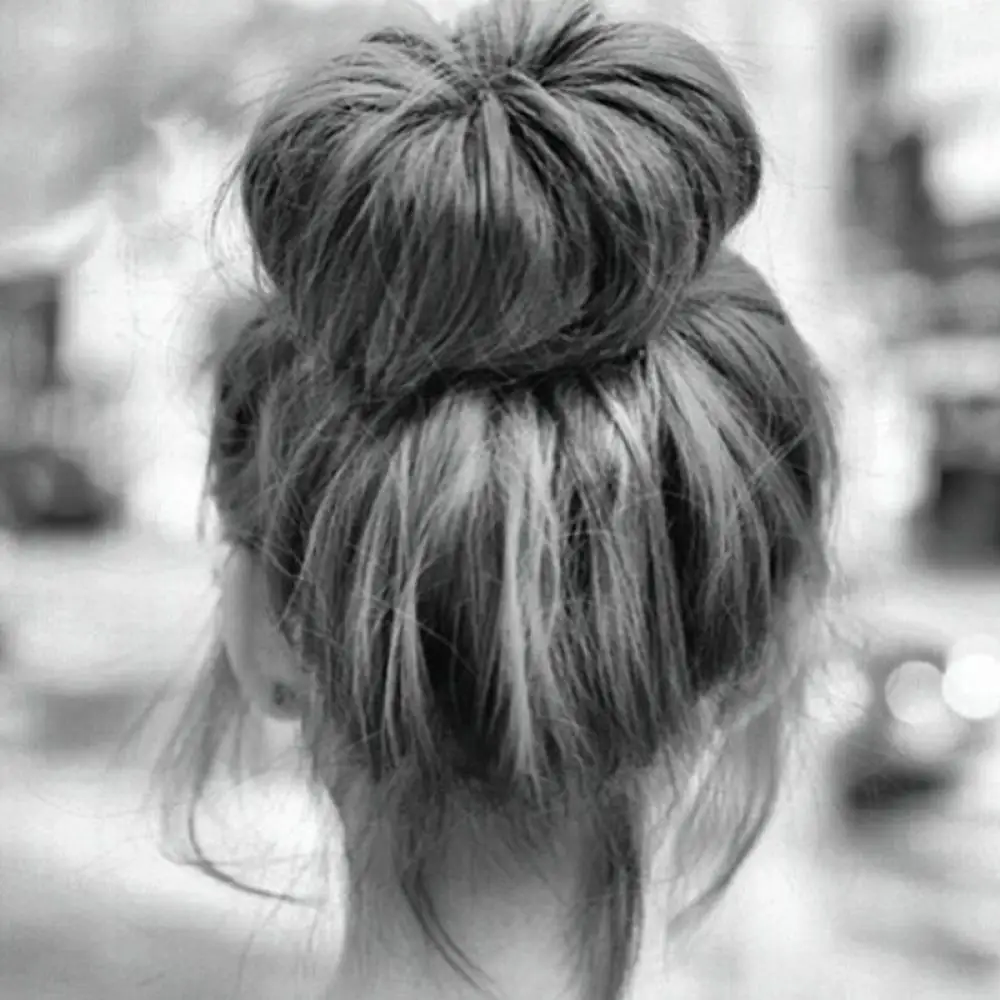 Messy Hair Bun Tumblr