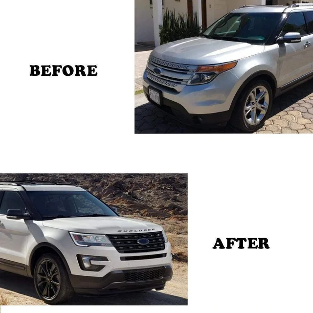 3D Letters ABS Front Hood Emblem Explorer Sport Hood Letters Stickers ...