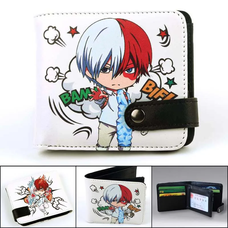 Synthetic Leather Card Holder Purse | Anime Hero Academia Wallet ...