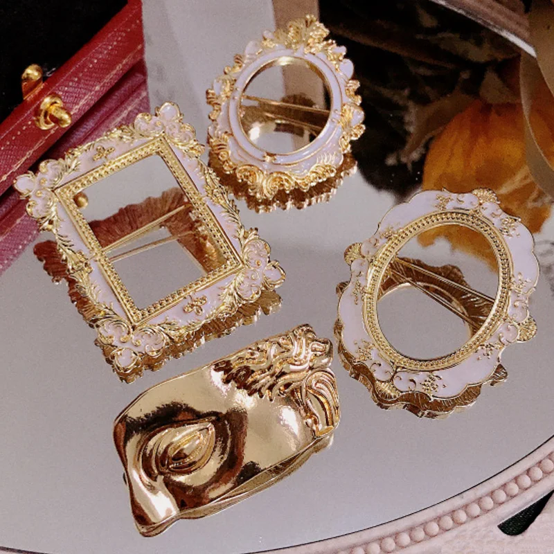 Exquisite-Retro-Palace-Photo-Frame-Brooch-David-Art-Women-Party ...