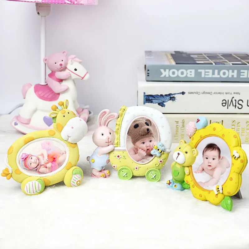 Creative Cute Baby Photo Frame Mini Picture Frame 3 Inch Kid's Birthday ...