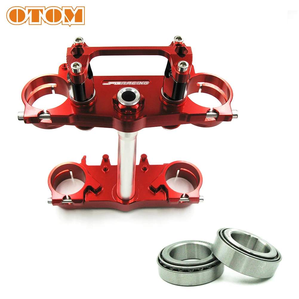 OTOM Motorcycle New Steering Column Assembly Stem Clamps Mount ...