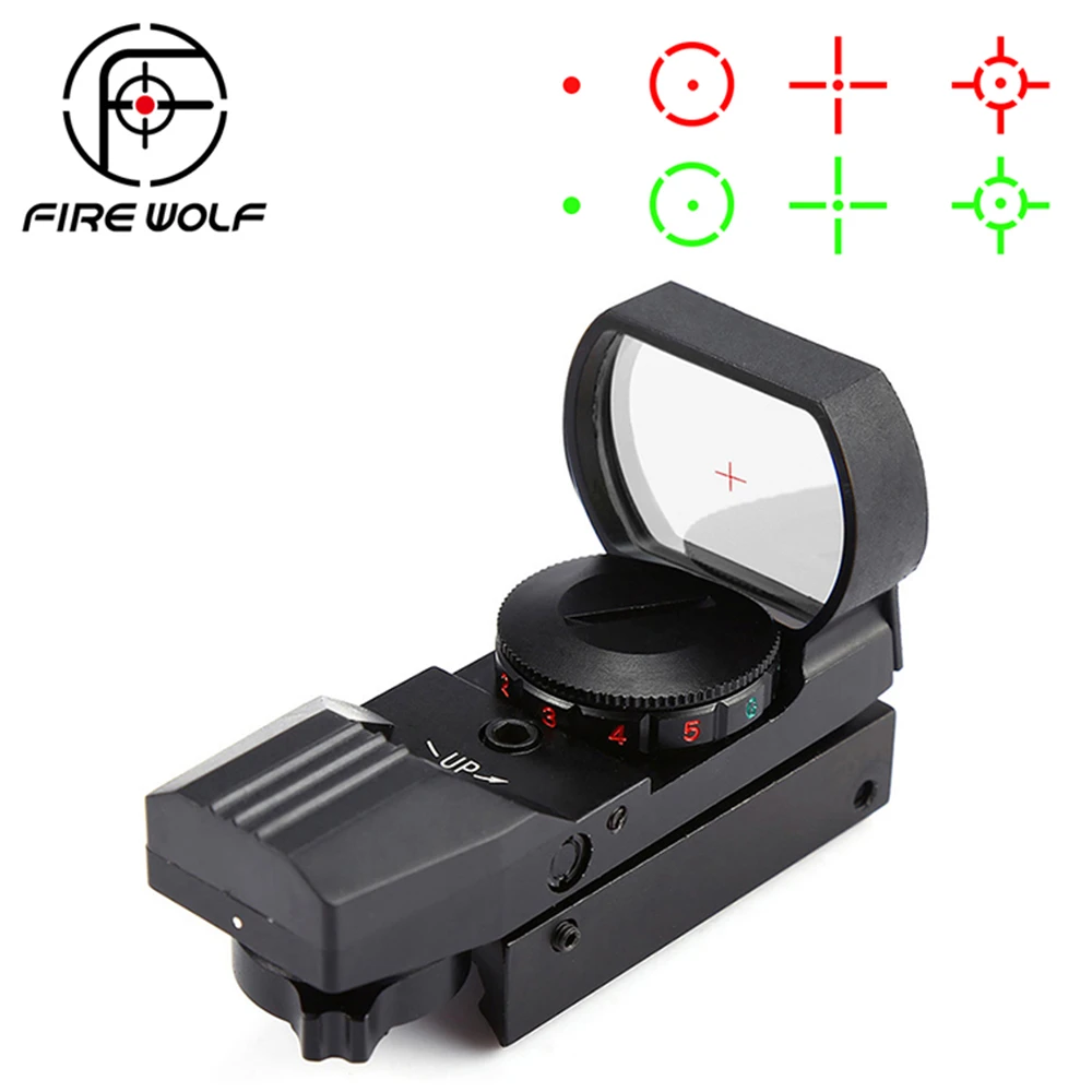 Hot 20mm/11mm Rail Riflescope Hunting Optics Holographic Red Dot Sight ...