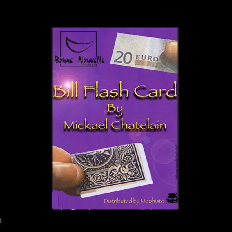 Bill Flash Card By Mickael Chatelain (gimmick And Online Instructions ...