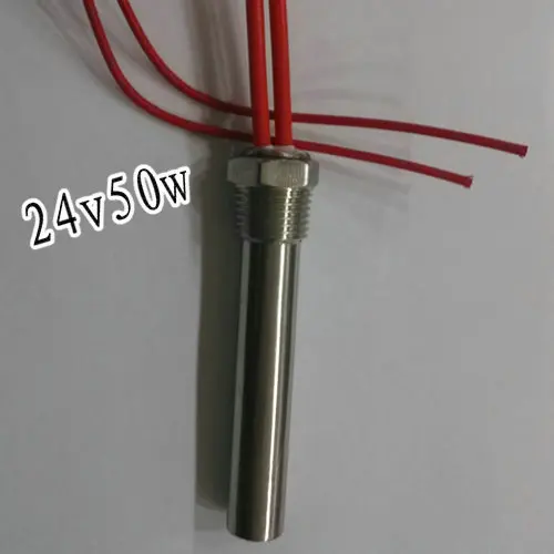 Heating Rod DC 24V 50W 100MM Four point Thread Single ended Heating Rod ...