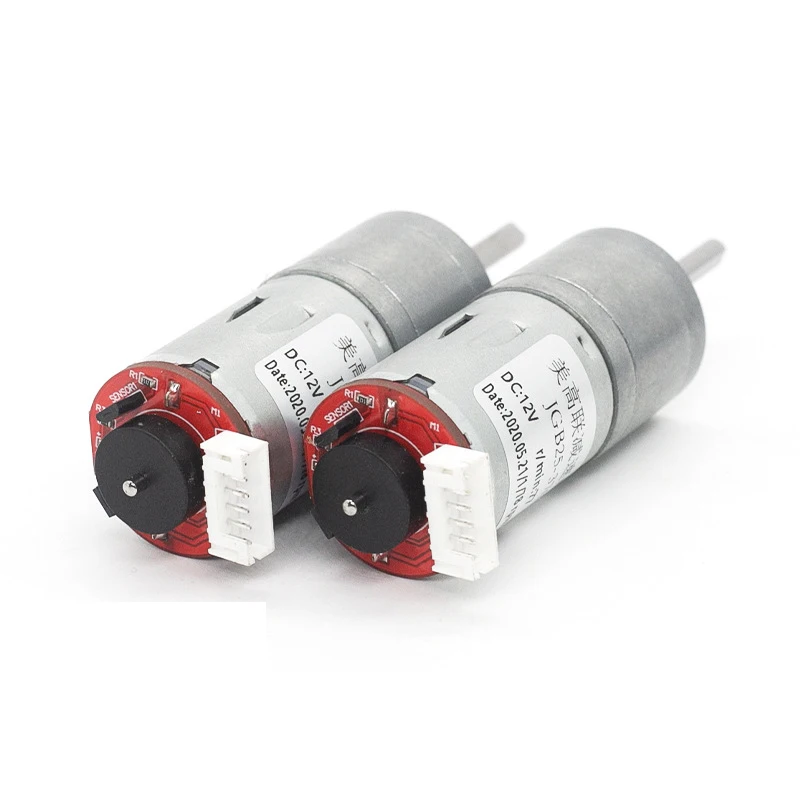 Hall-Belt-Encoder-370-DC-Deceleration-Motor-Synchronous-Speed-Metal ...