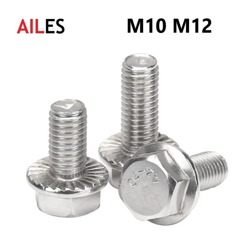 M10-M12-External-Hexagon-Flange-Bolts-304-Stainless-Steel-Hexagonal ...