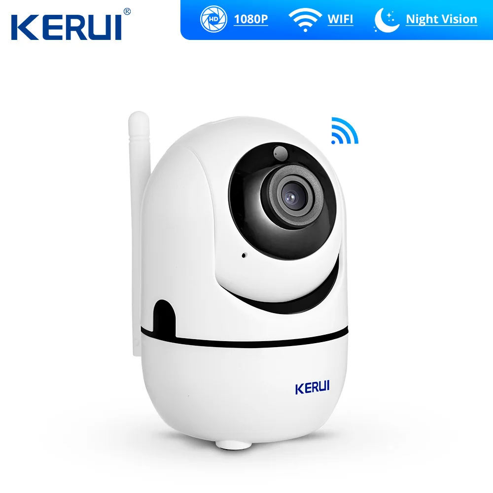 KERUI HD 1080P Mini Indoor Camera Wireless Home Security WiFi IP Camera ...