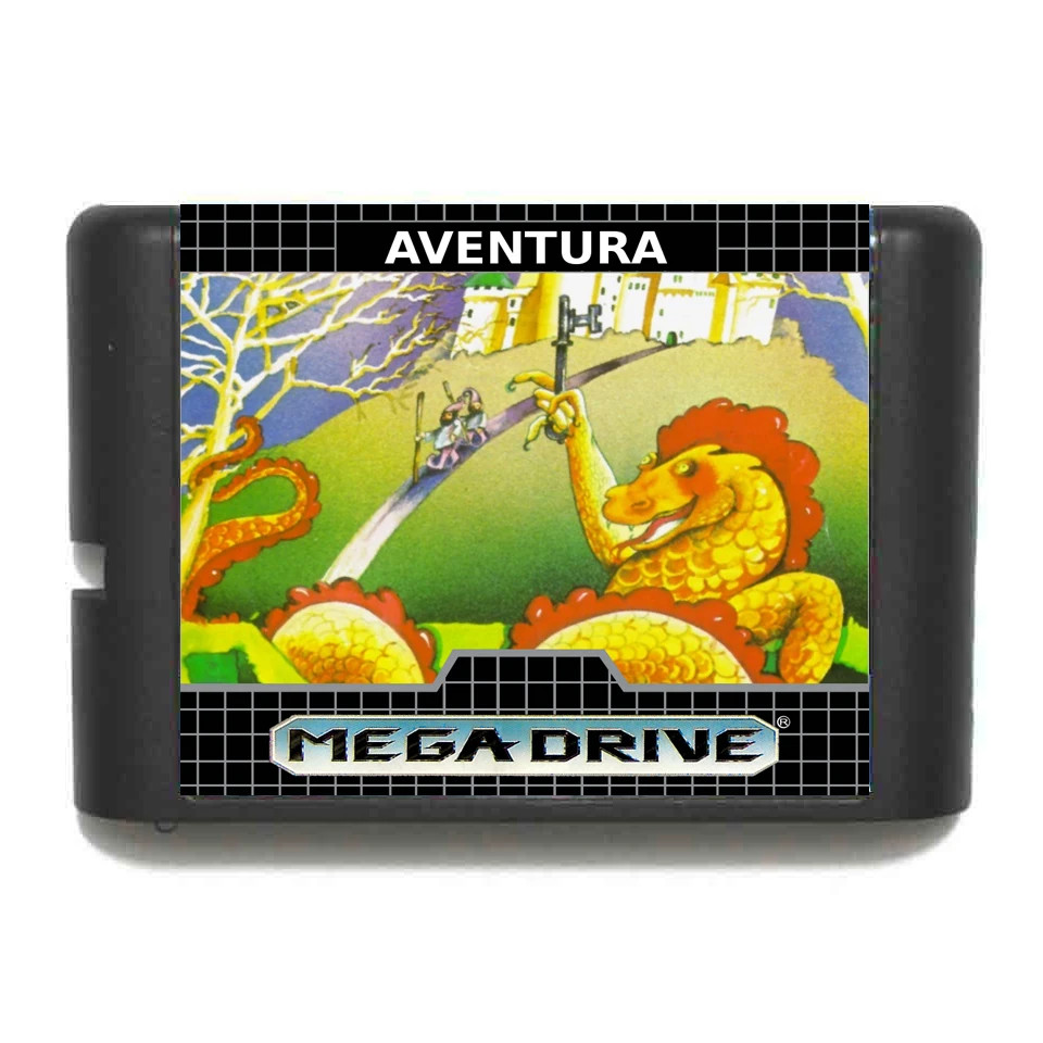 Aventura 16 bit md cartão de jogo para sega mega drive para genesis ...