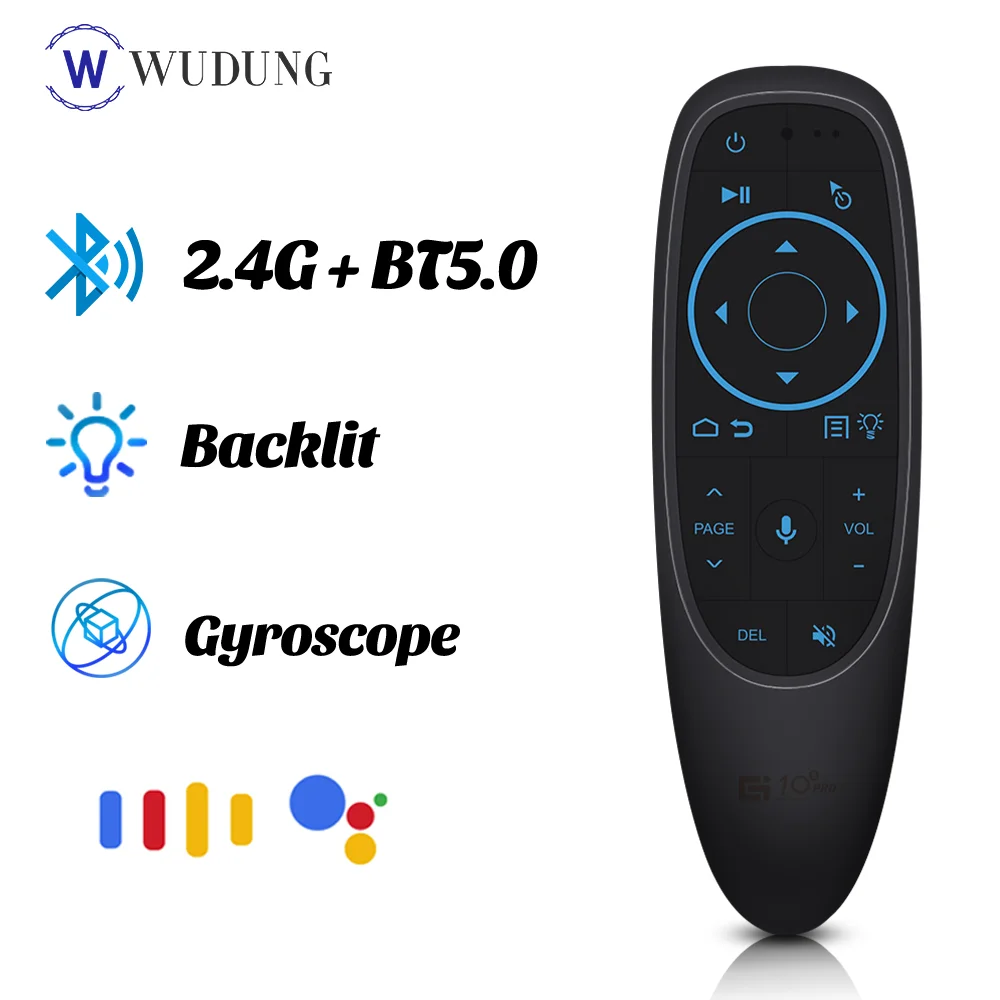 G10S Pro Voice Remote Control G10SPro BT 2.4G Wireless Air Mouse ...