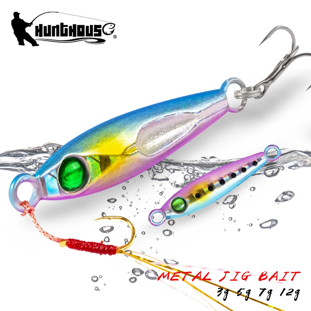 Hunthouse-Jigging-Lures-Slow-Fall-Jig-Metal-Fishing-Lure-LW809-3g-5g-7g ...