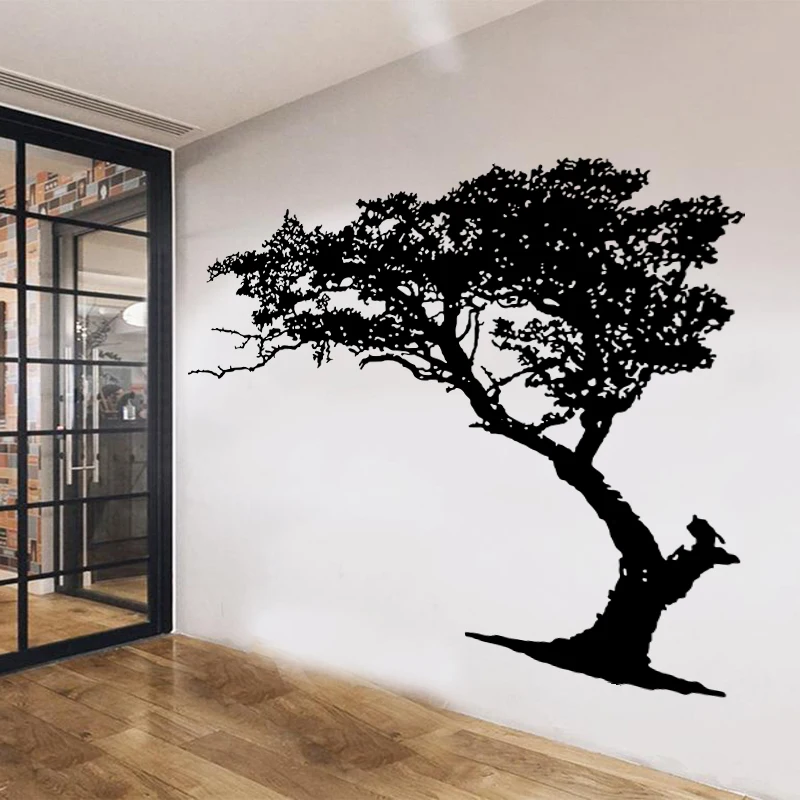 Large-Vintage-Tree-Branch-Wall-Sticker-Retro-Trees-Leaves-Jungle-Forest ...