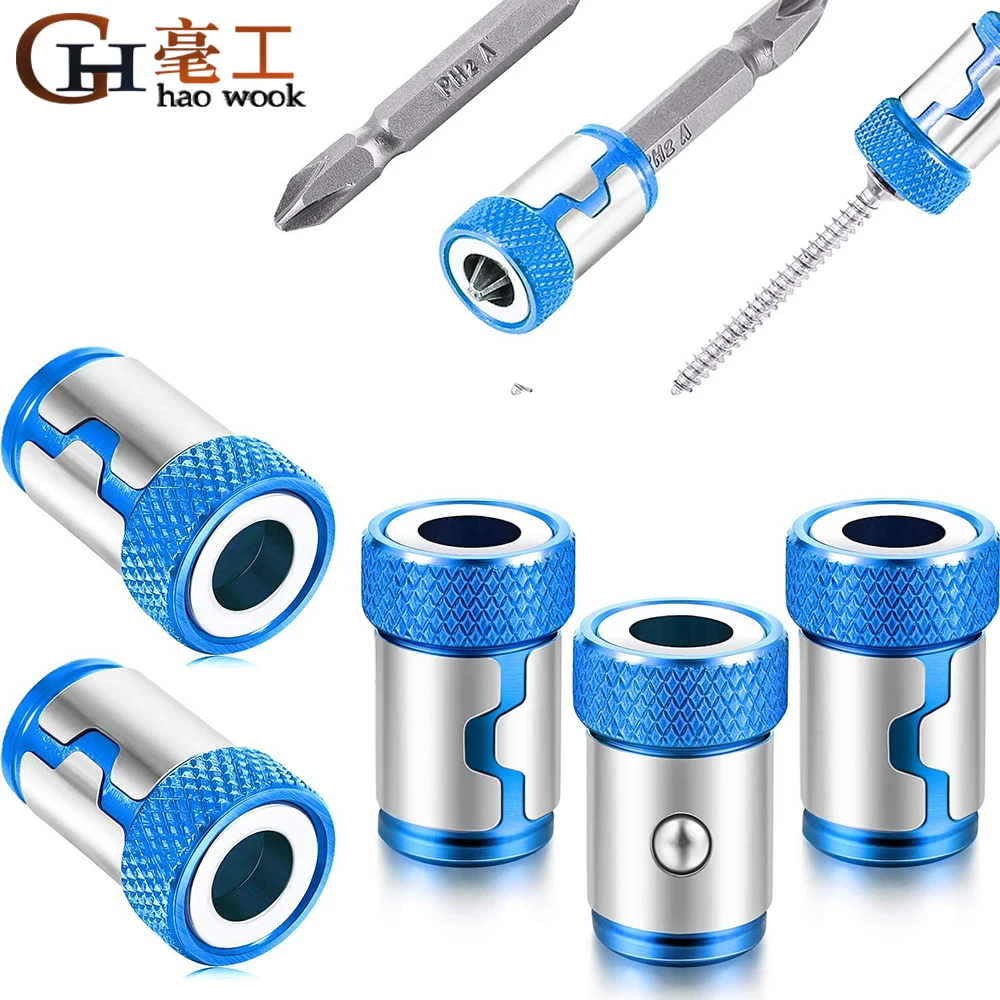 Universal Magnetic Ring 1/4 Metal Screwdriver Bit Magnetic Ring For 6 ...