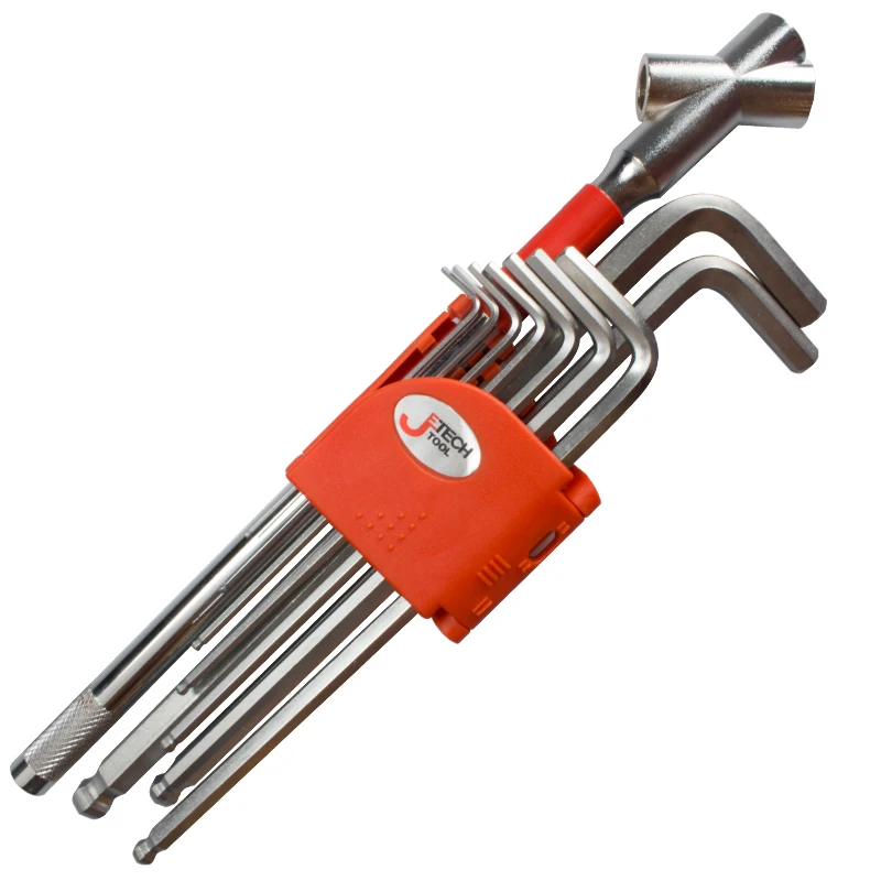 7pcs Allen Key Hexagon Flat Ball Head Spanner Key Set Hand Tools Double ...