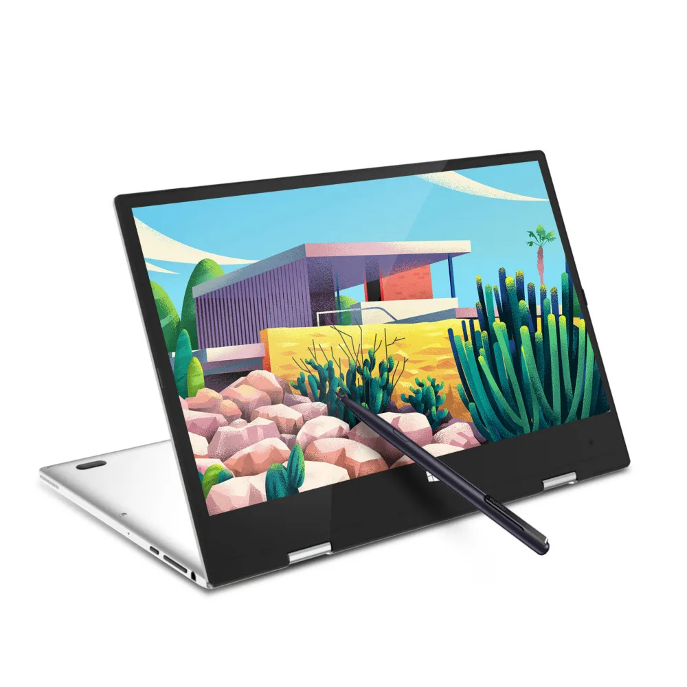 360° Rotating 11.6” 8G Laptop Windows 10 Pro Touch Screen N4120 Type-C ...