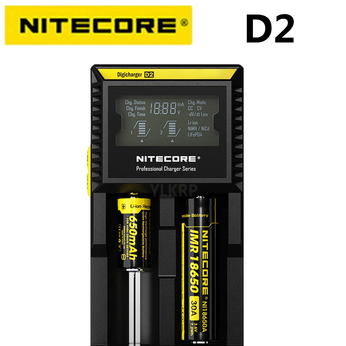 100% Original Nitecore D2 Digicharger Battery Charger Lcd Display ...