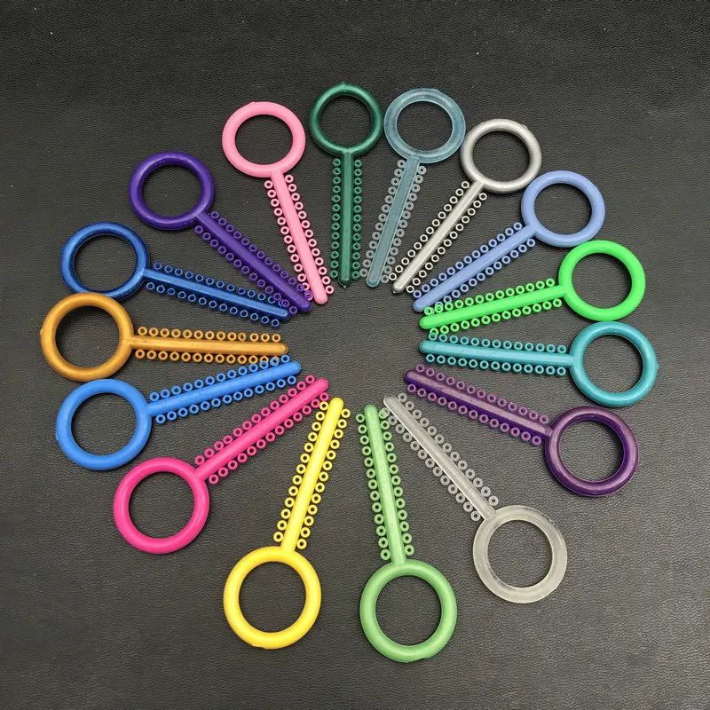 40stick/1 Pack Dental Elastomeric Ligature Ties Orthodontic Elastic ...