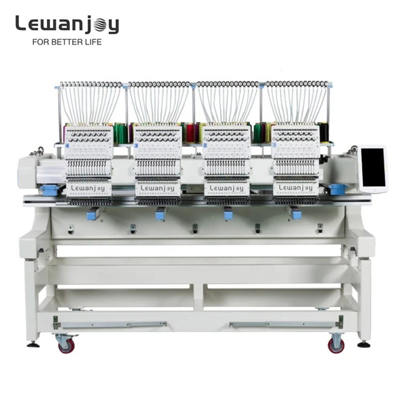 High Speed Multi-Head 4 Head Computerized Cap Embroidery Machine For ...