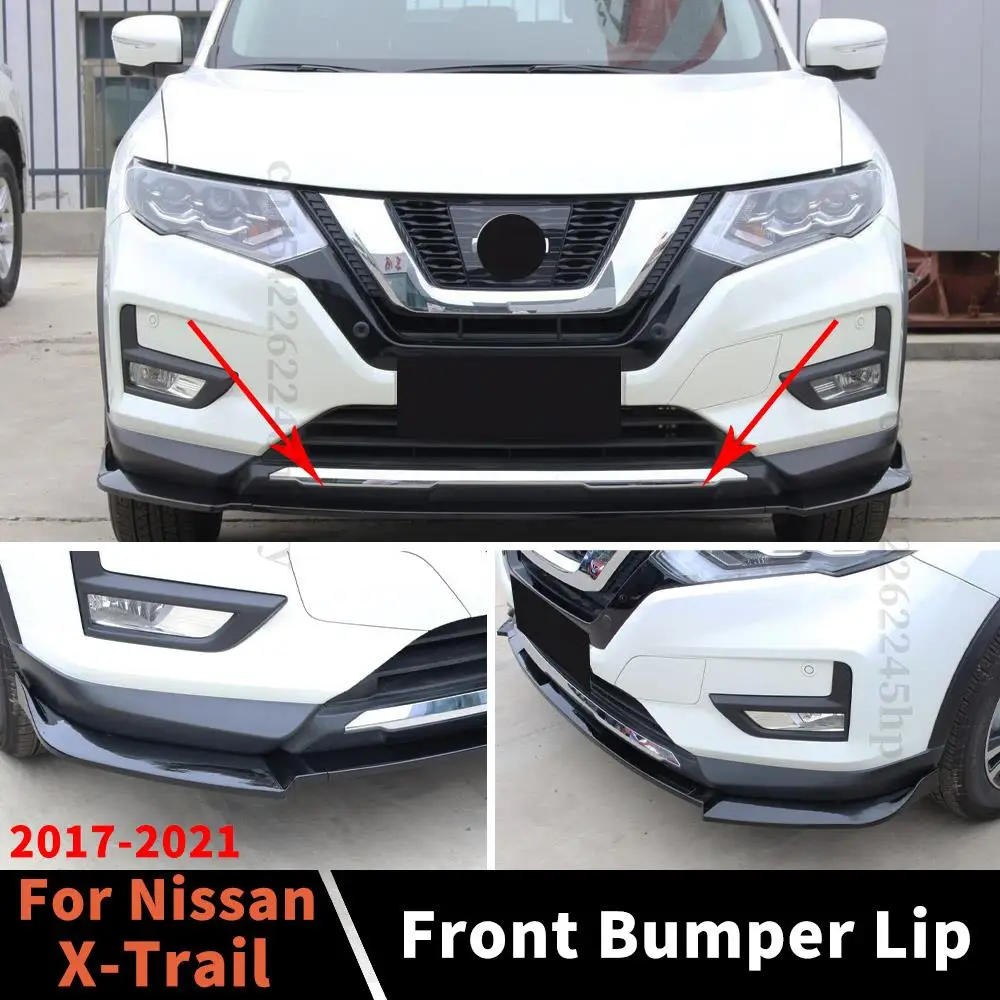 Front-Bumper-Lip-Chin-Spoiler-Deflector-Decoration-Body-Kit-Refit ...