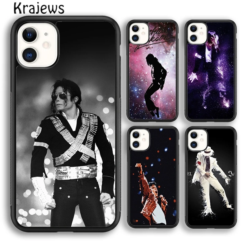 Krawides funda de teléfono suave Michael Jackson, para iPhone 14, 5, SE ...
