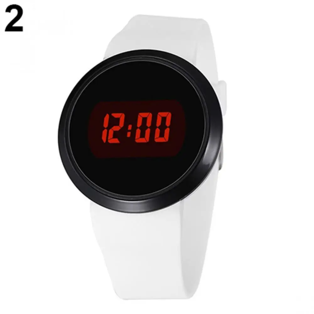 Touch Screen Digital Silicone Watch