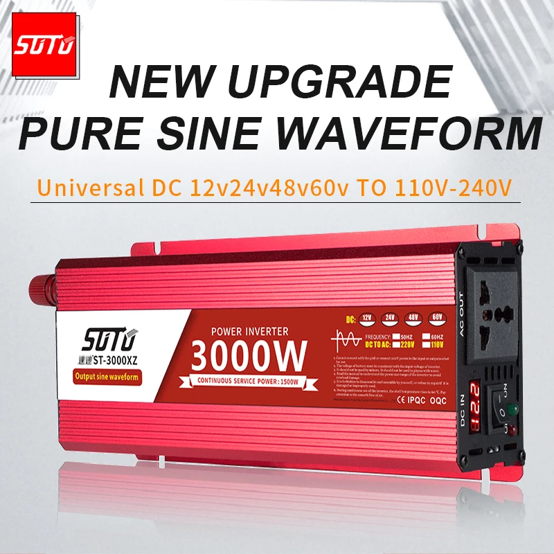 Pure-Sine-Wave-form-Universal-Inverter-DC-12V24V48V60V-to-110V-240V-LCD ...