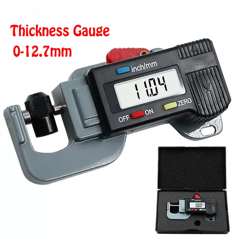 Paper Thickness Gauge Micrometer | Measure Thickness Metal - Portable ...