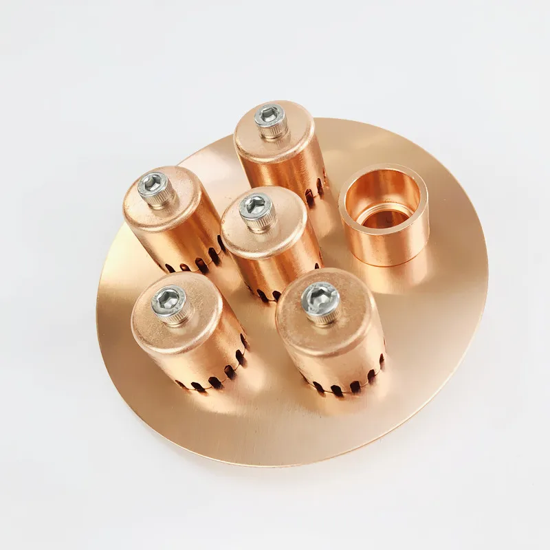 4" Copper Bubble Plate With Overflow Cap For Bubble Plate Of 4 ...