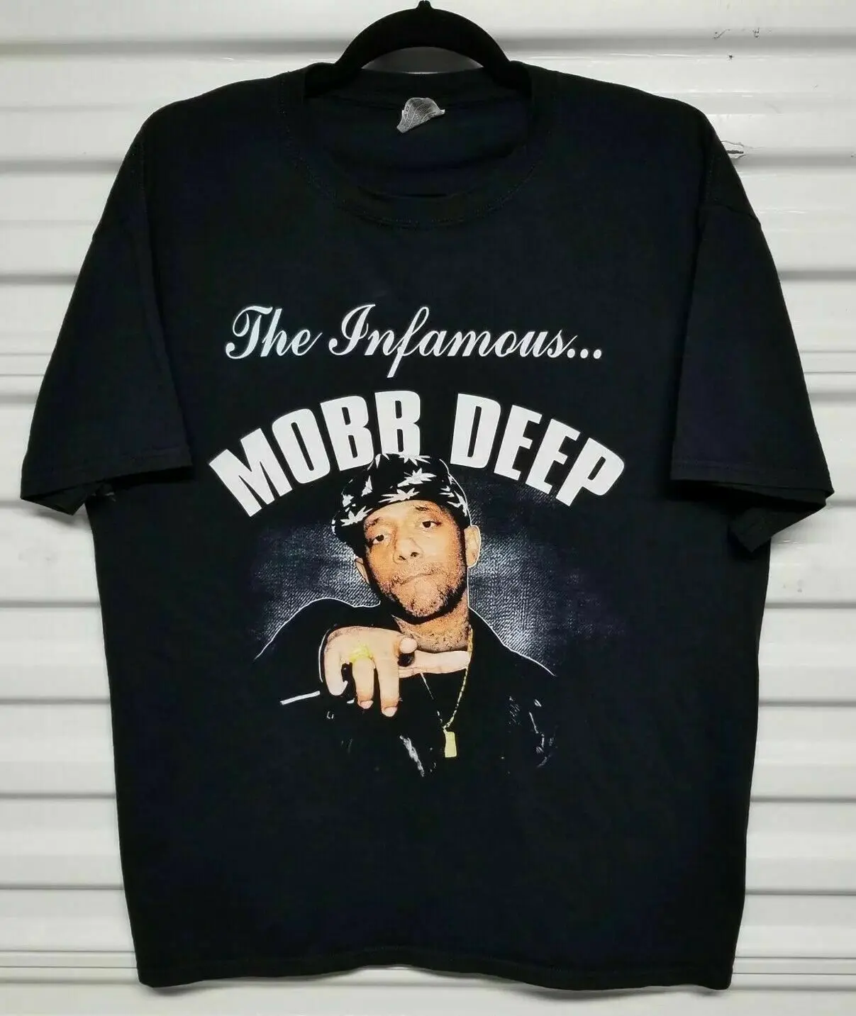 Mobb Deep Shirt The Infamous Prodigy Havoc Hip Hop Memorial Rap Black Cotton Tee - T-shirts ...
