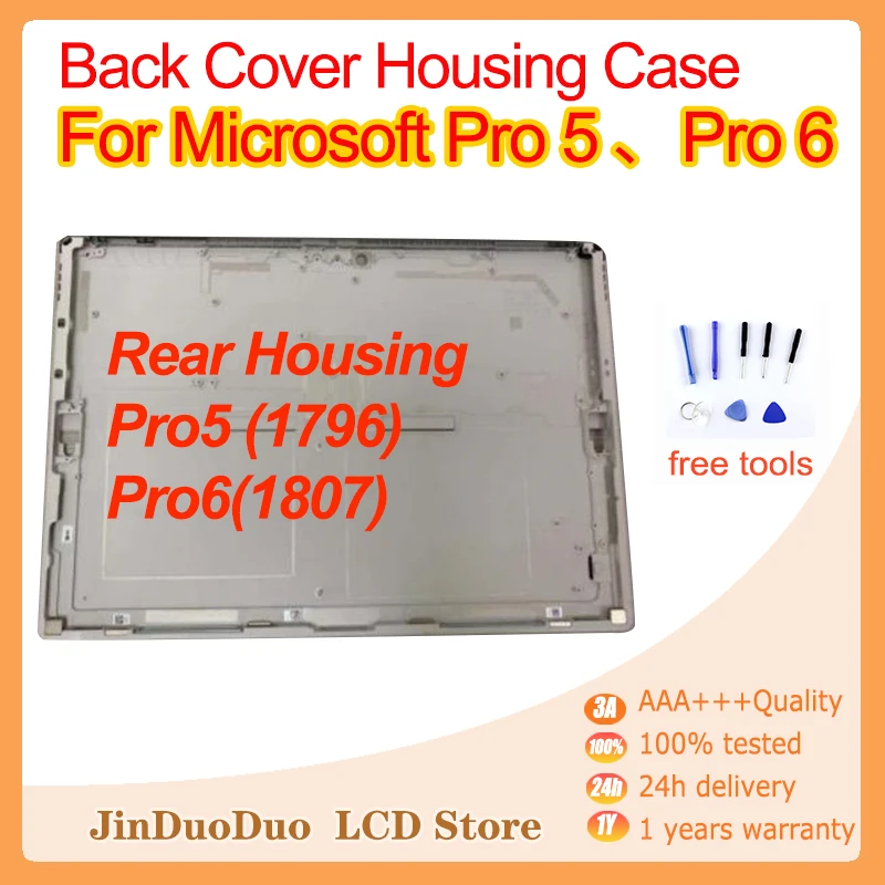 Original-For-Microsoft-Surface-Pro-5-1796-Rear-Housing-Back-Cover-For ...