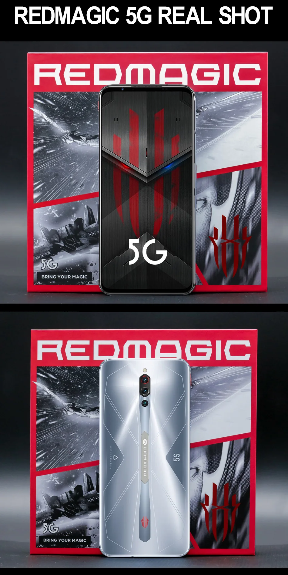 Global Version Nubia Red magic 5S Gaming Smartphone Redmagic 5S 5G Game ...