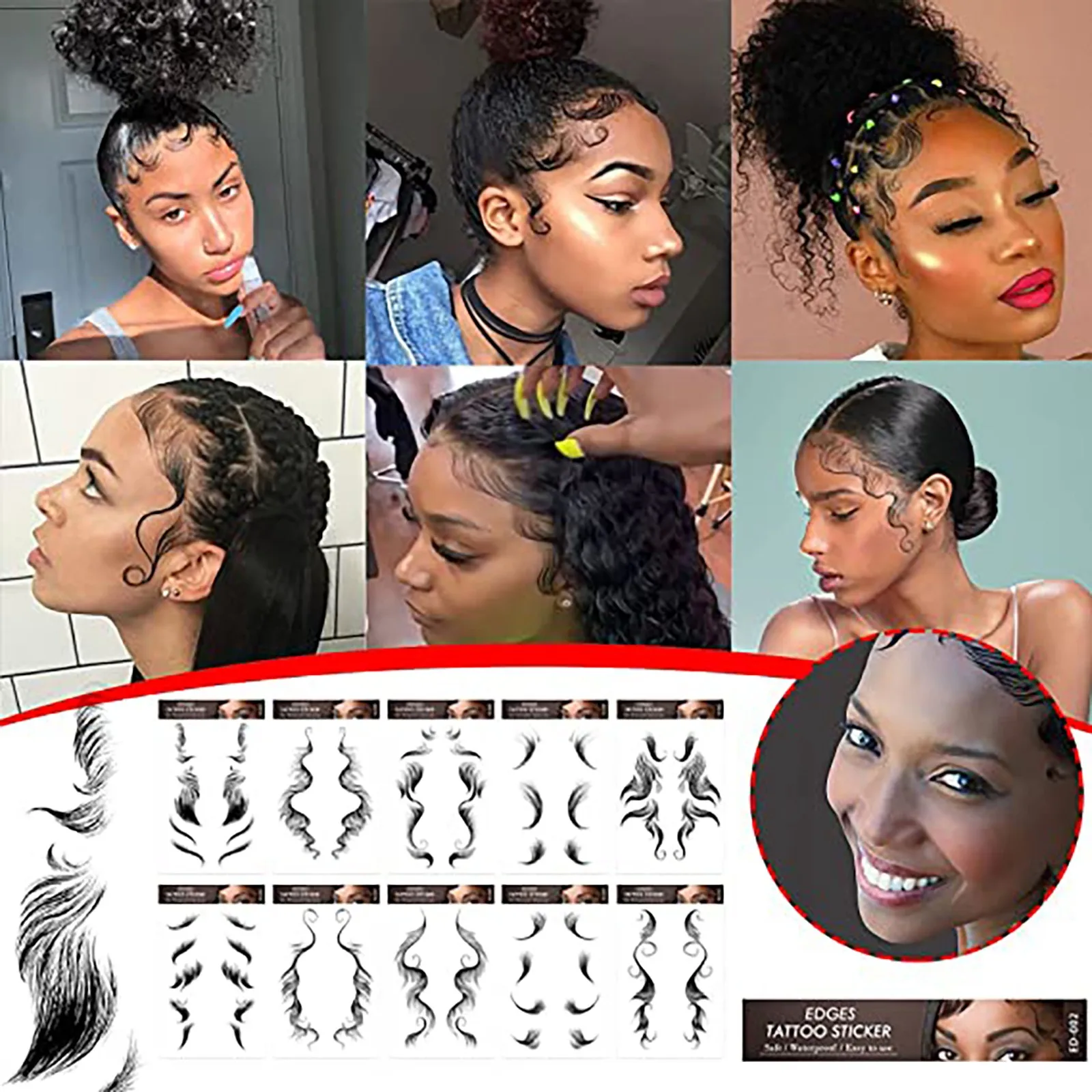 Hair Tattoo Templates