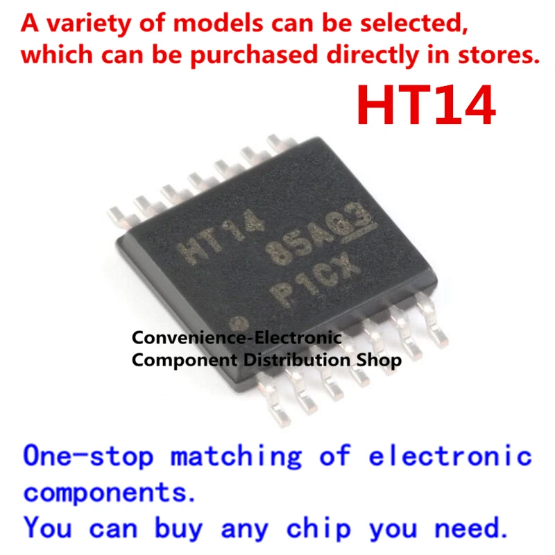 10PCS-PACK-HT14-74HCT14PWR-74HCT14PW-SN74HCT14PWR-TSSOP-14-quad-2-input ...