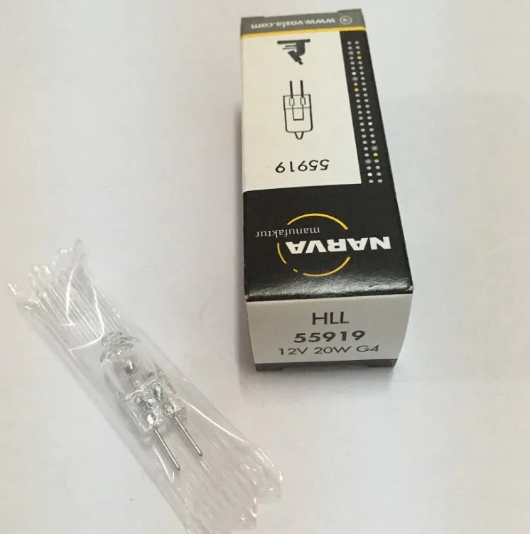 10pcs,NARVA 55919 HLL 12V20W G4 halogen lamp,12V 20W bulb|Halogen Bulbs| - AliExpress