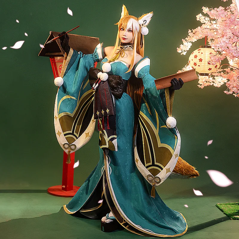 Coslee Game Genshin Impact Gorou Miss Hina Cosplay Costume Game Suit ...
