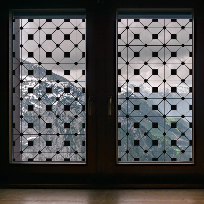 Black Opaque Glass Windows