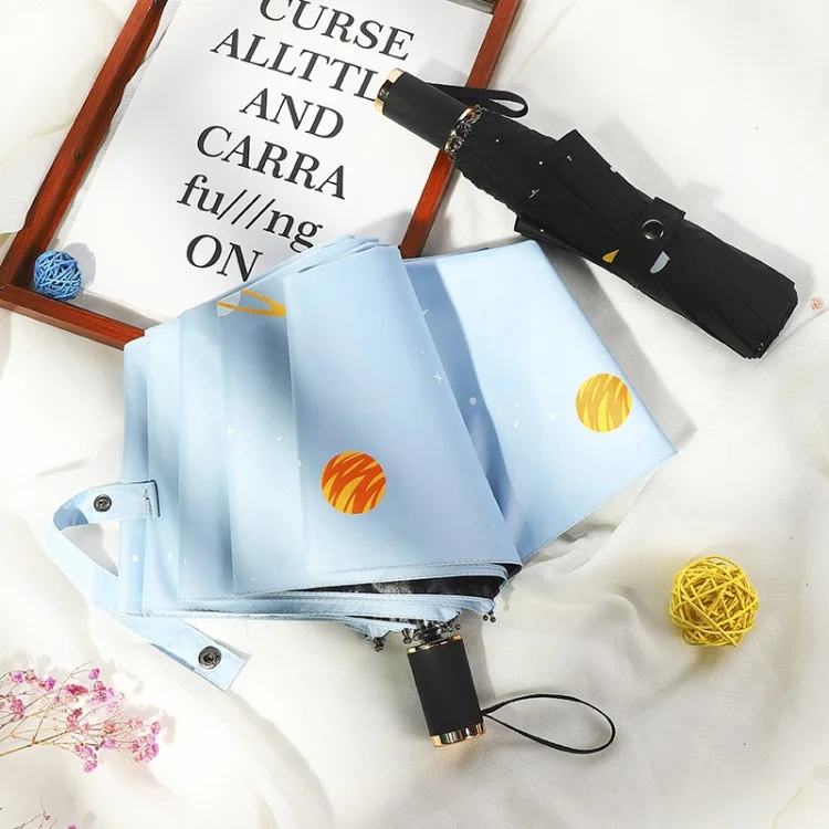 YADA INS Fashion Solar System Universe Galaxy Eight Planets Umbrella ...