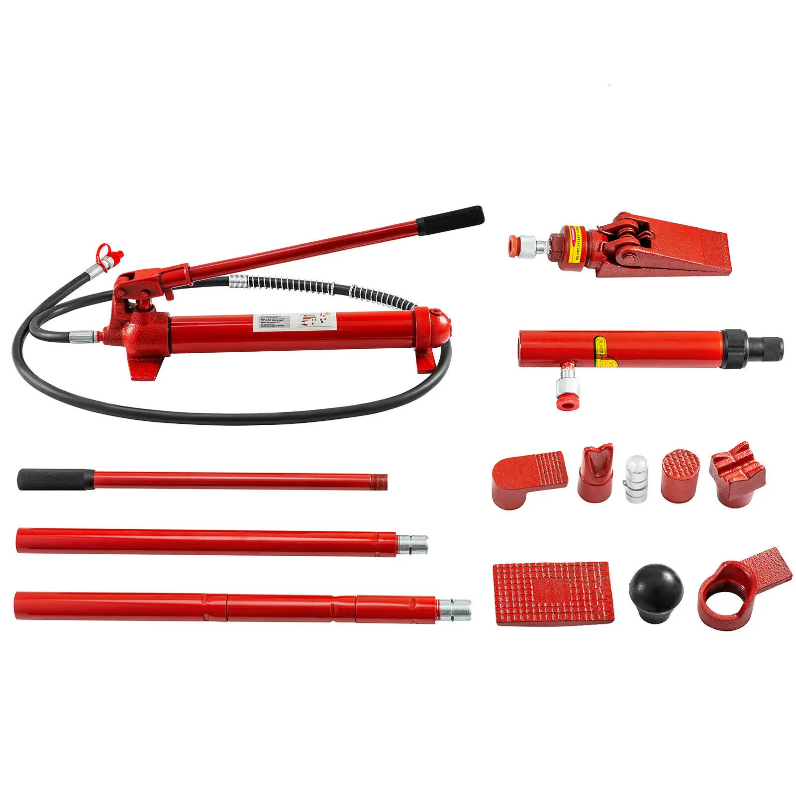 12 Ton Porta Power Kit 2M Hydraulic Car Jack Ram - Metro Wheelers