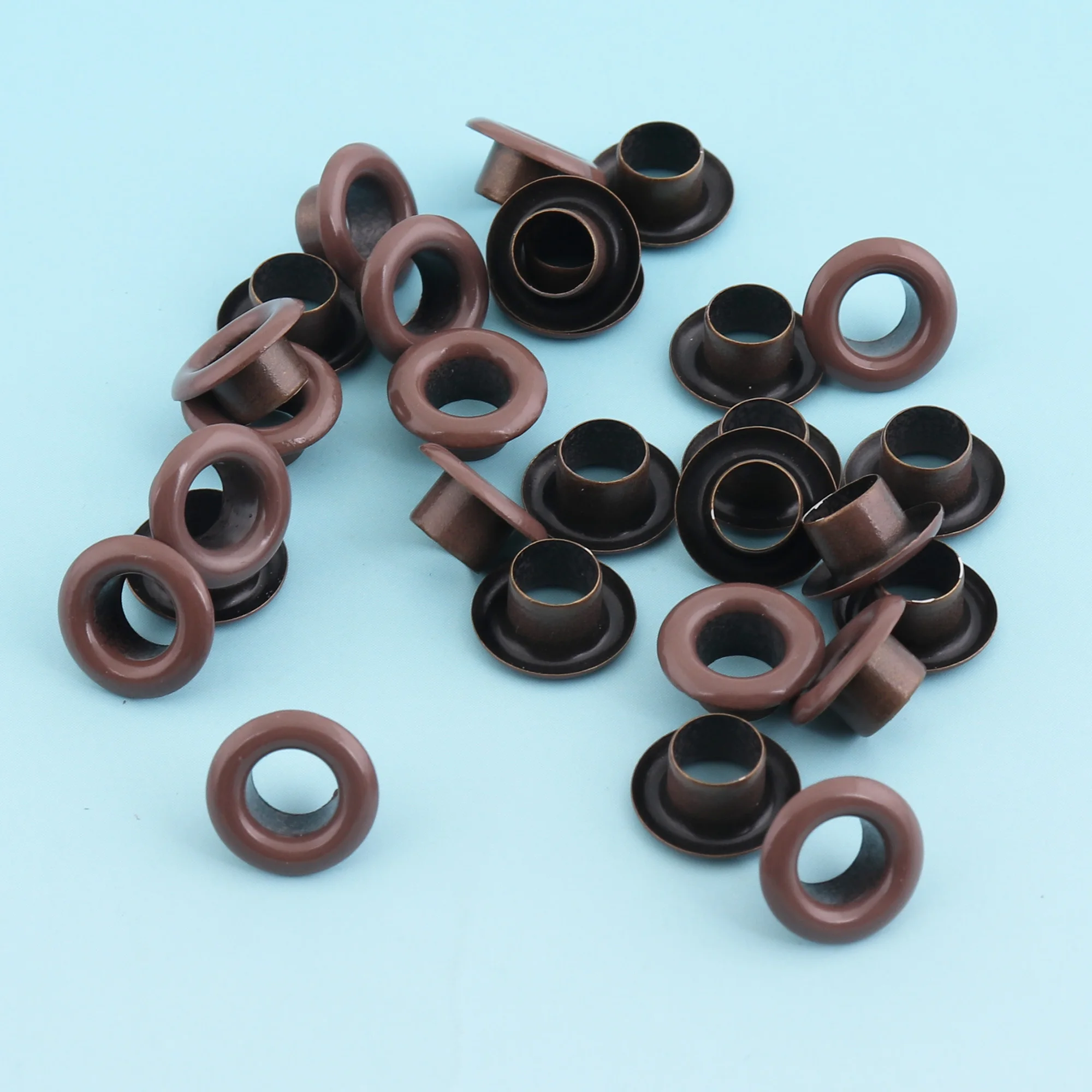 Grommet Eyelets 200sets Brownness Round Grommets Metal eyelets for ...
