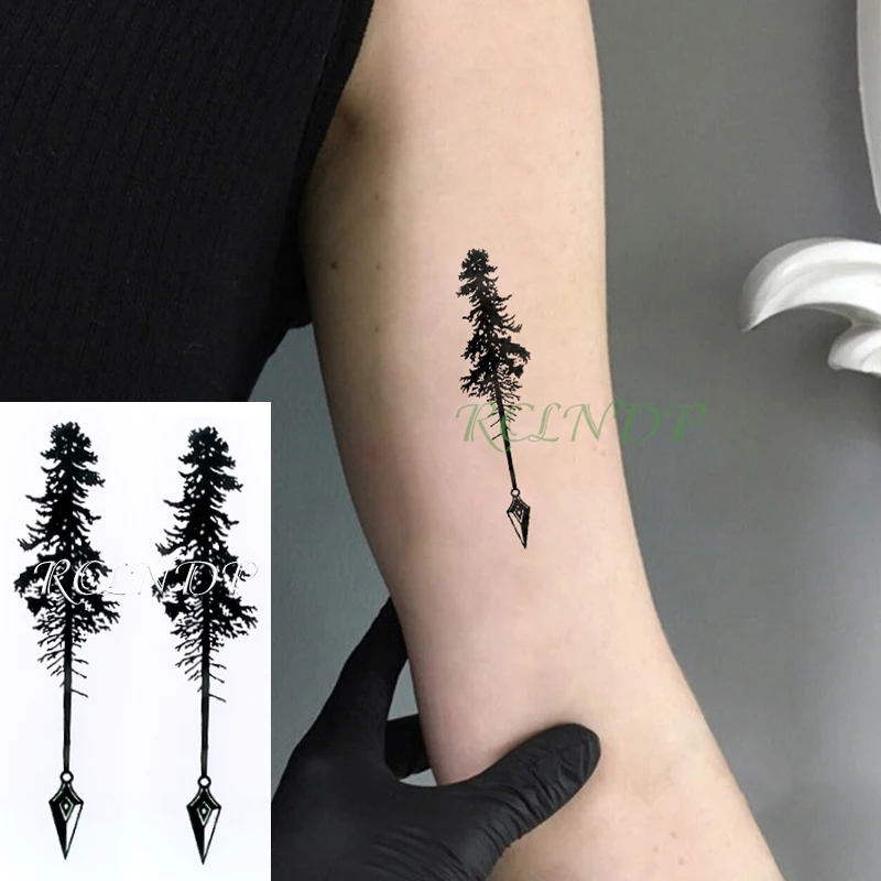 Redwood Tree Arm Tattoo