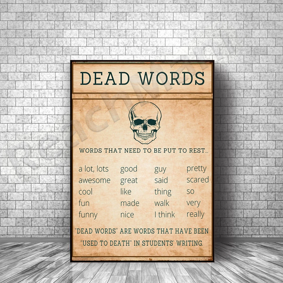 Writing Dead Words