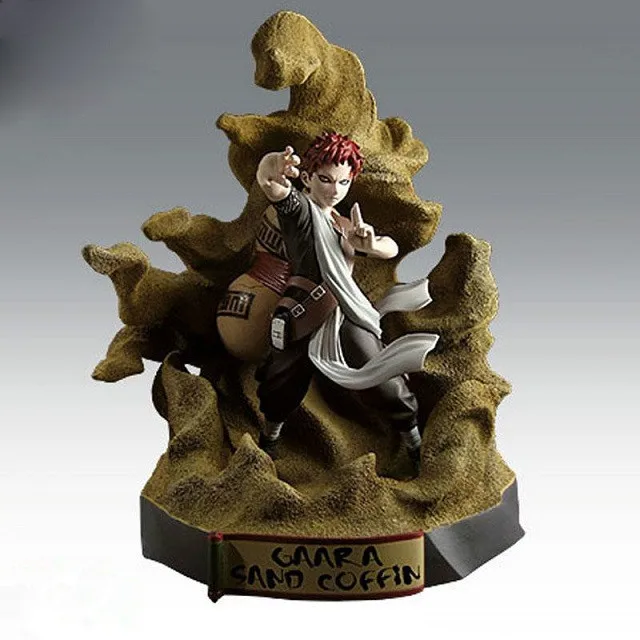 Anime NARUTO Shippuden Shinobi Sabaku no Gaara Sand Coffin PVC Action ...